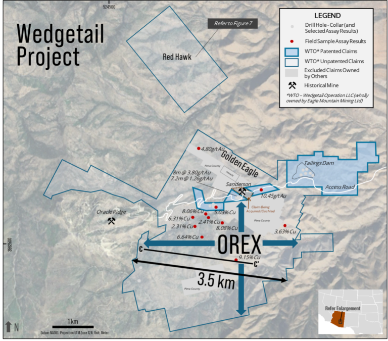 Oracle Ridge Copper Project - Eagle Mountain